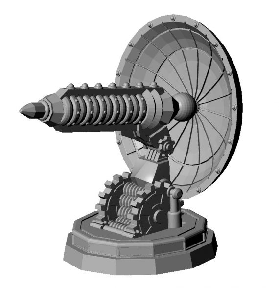 Death Ray – Scenic Weapon STL – Antimatter Games