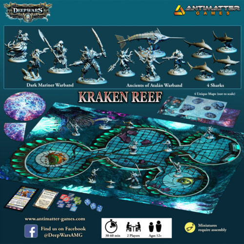 DeepWars – Kraken Reef 2-Player Campaign Starter (Boxed Set ...